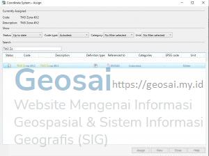 Membuat Sistem Koordinat TM 3 di AutoCAD Map 2012 - Geosai