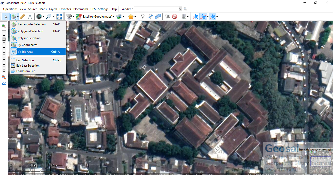 Cara Download Citra dengan SAS Planet - Geosai