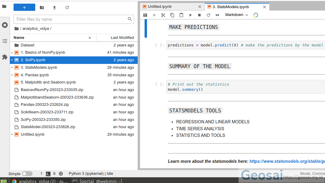 Import File Jupyter Notebook Pada Wordpress - Geosai
