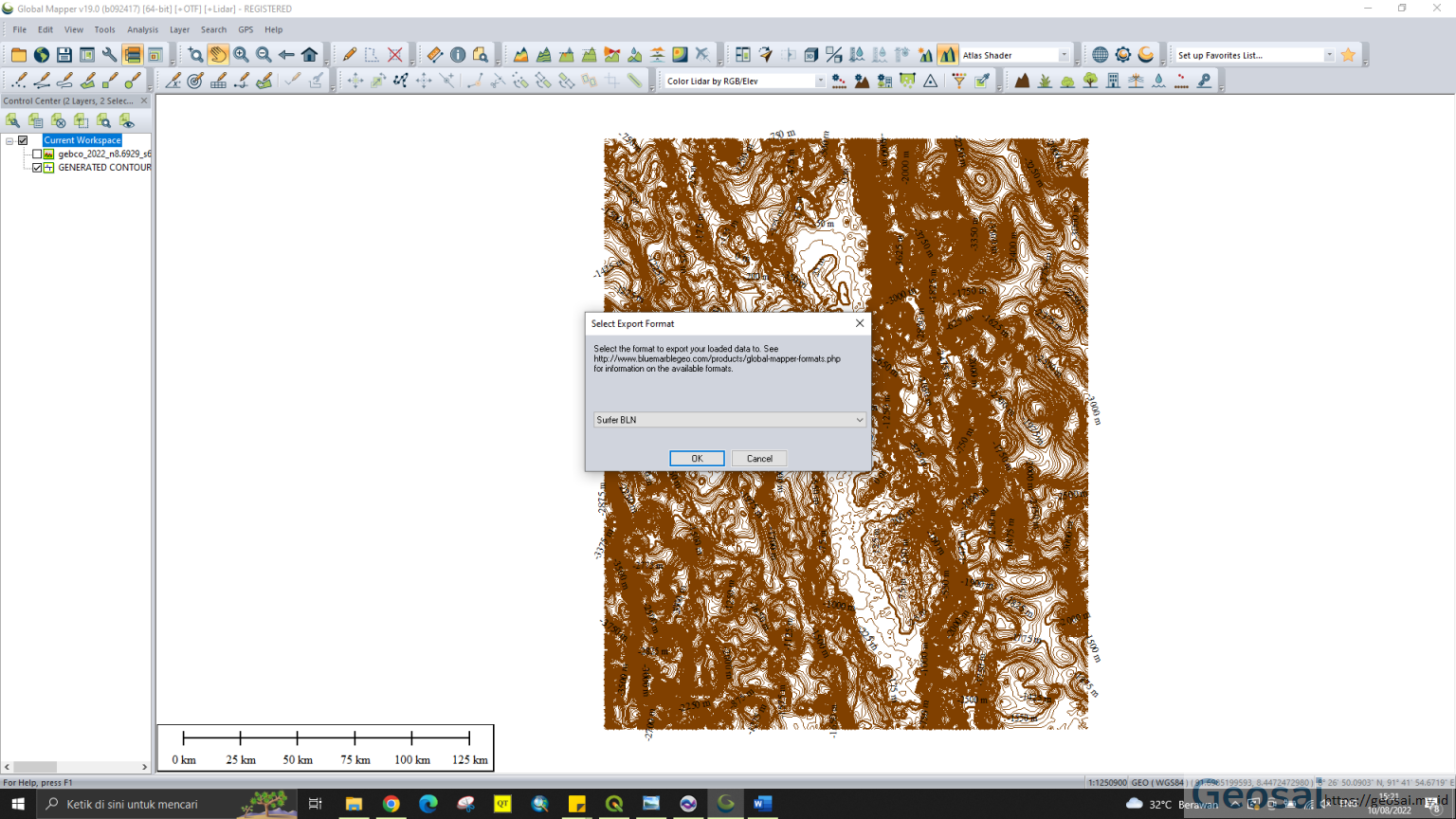 Tutorial Download Data Batimetri (Part 2) - Geosai