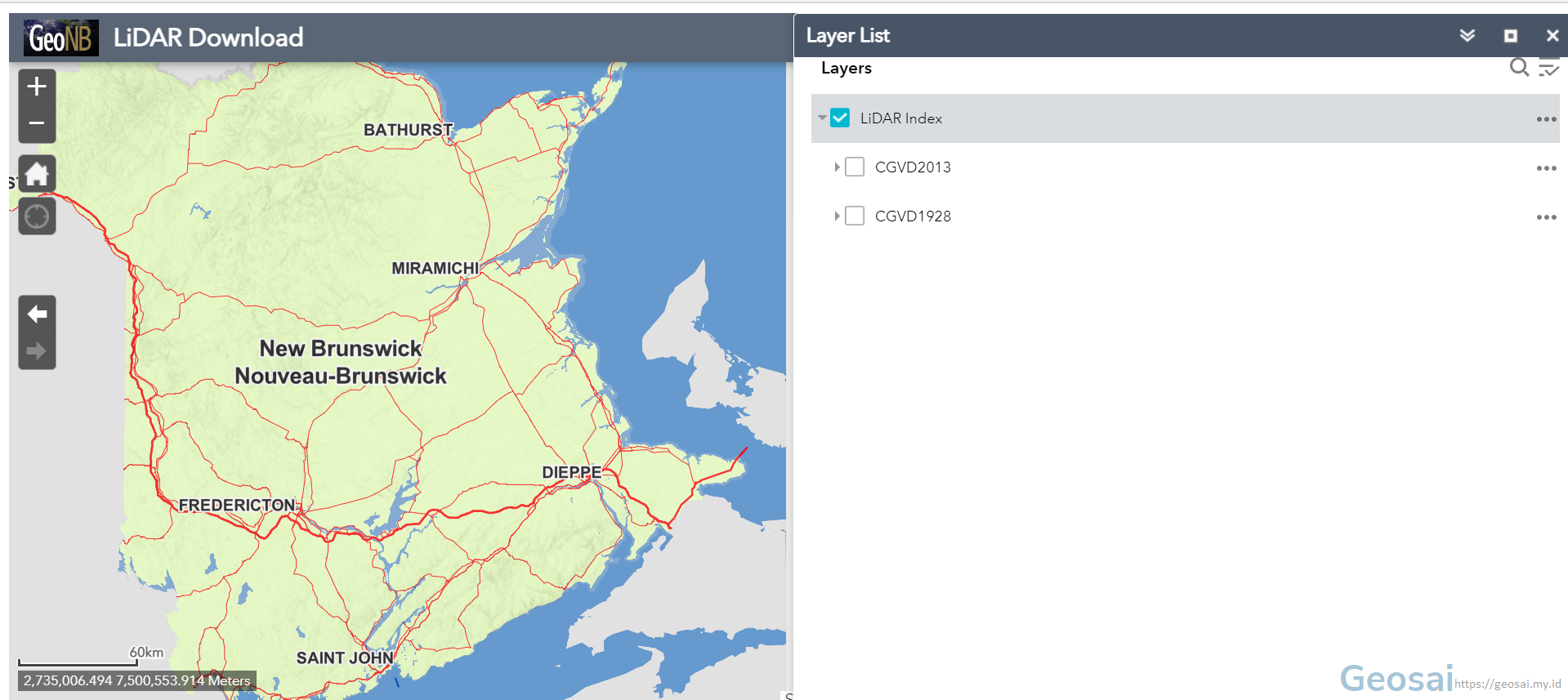 Sumber Geoportal - Geosai