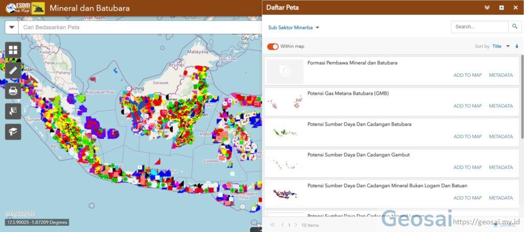 Sumber Geoportal - Geosai