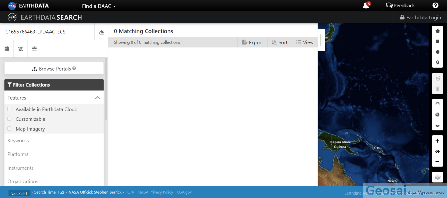 Sumber Geoportal - Geosai