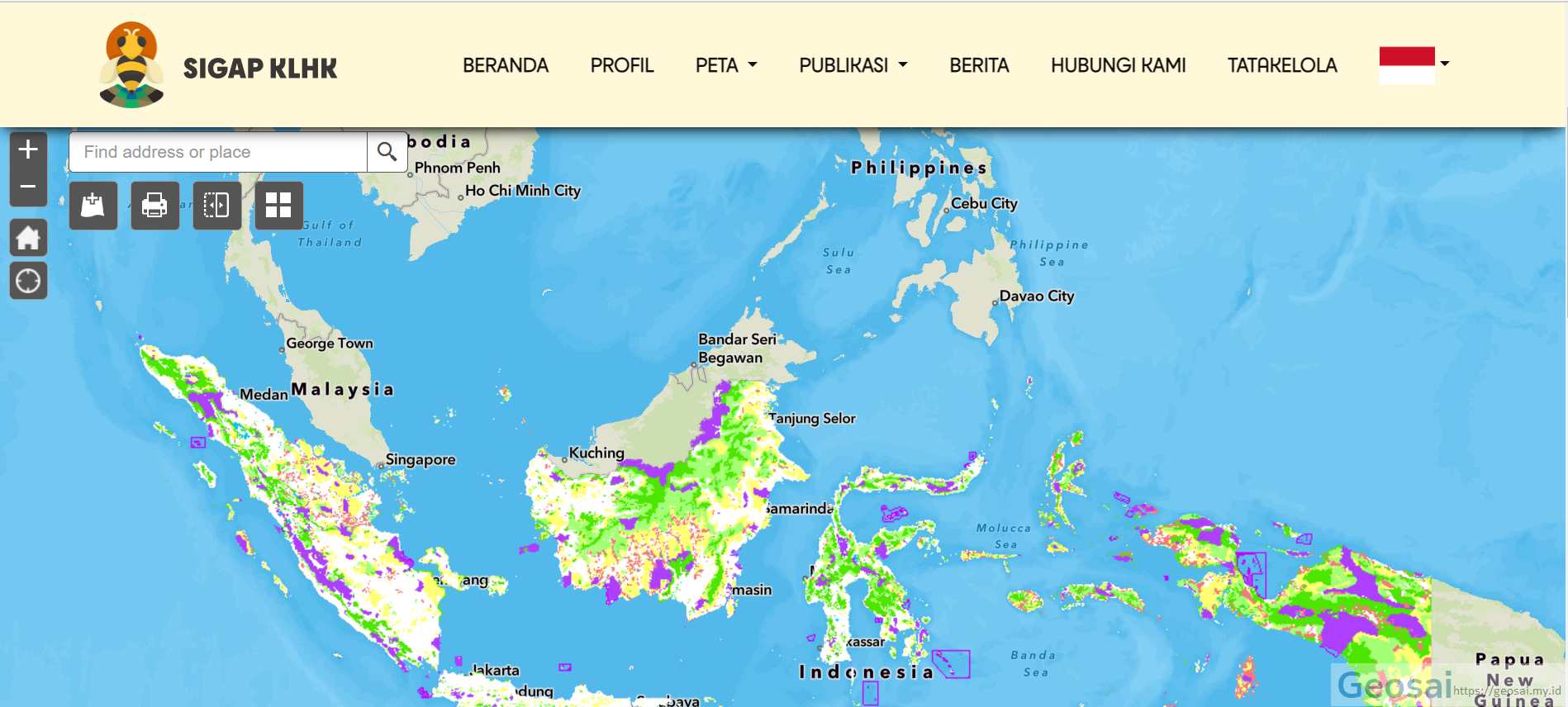 Sumber Geoportal - Geosai