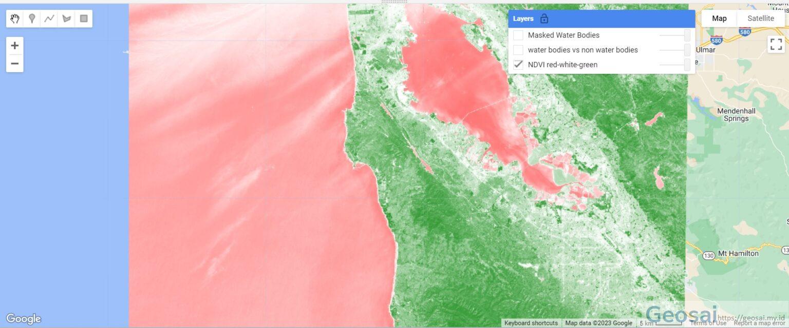 Tutorial Google Earth Engine Dasar - Masking - Geosai